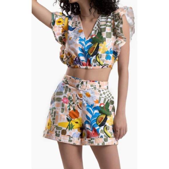 Garrie B | Shorts | New Garrie B Jennie High Waist Picnic Shorts In ...